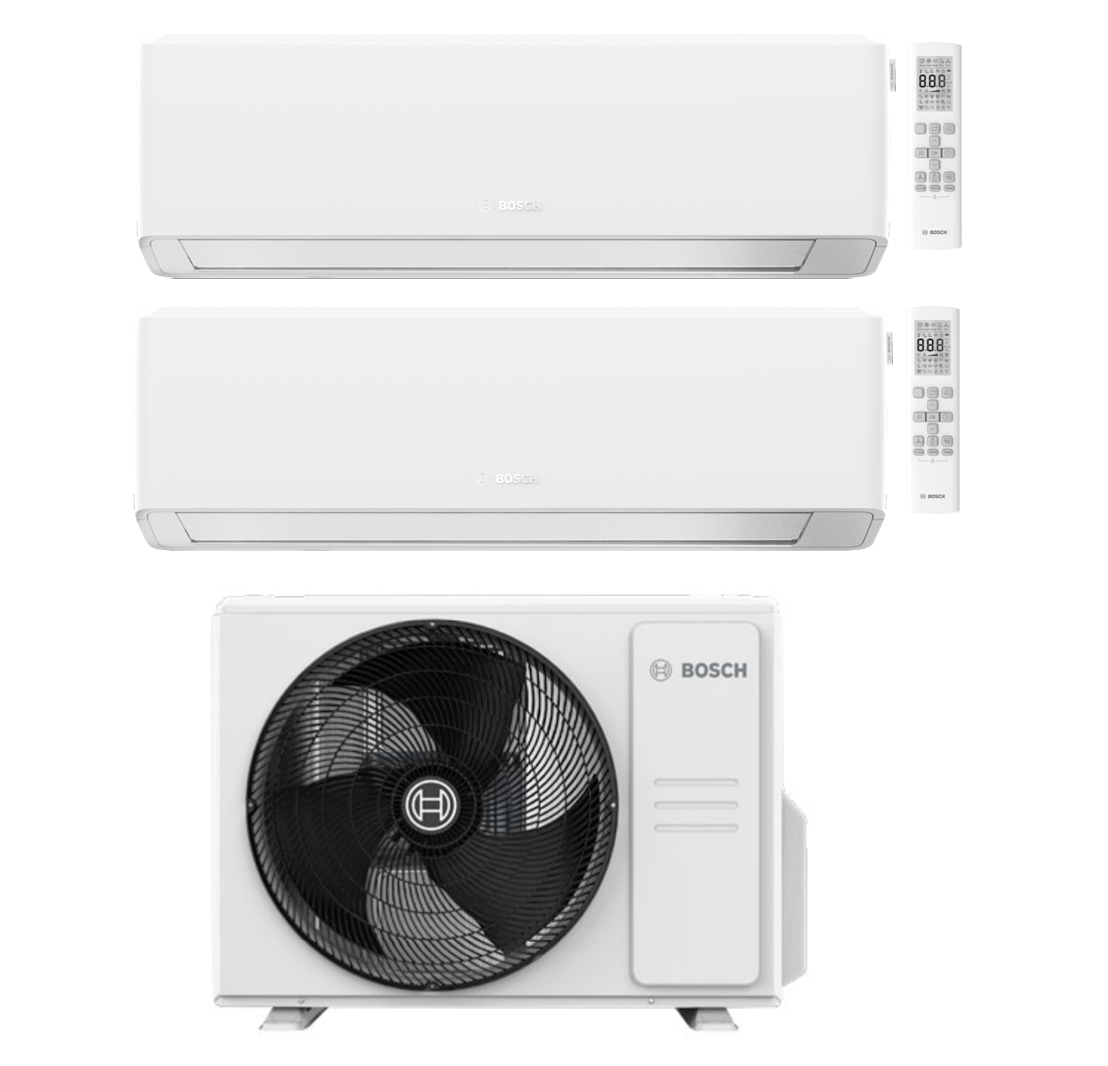 Multi Split Klimaanlage Bosch 2x Innengerät Climate 7000i CL7000iU W 4 ...