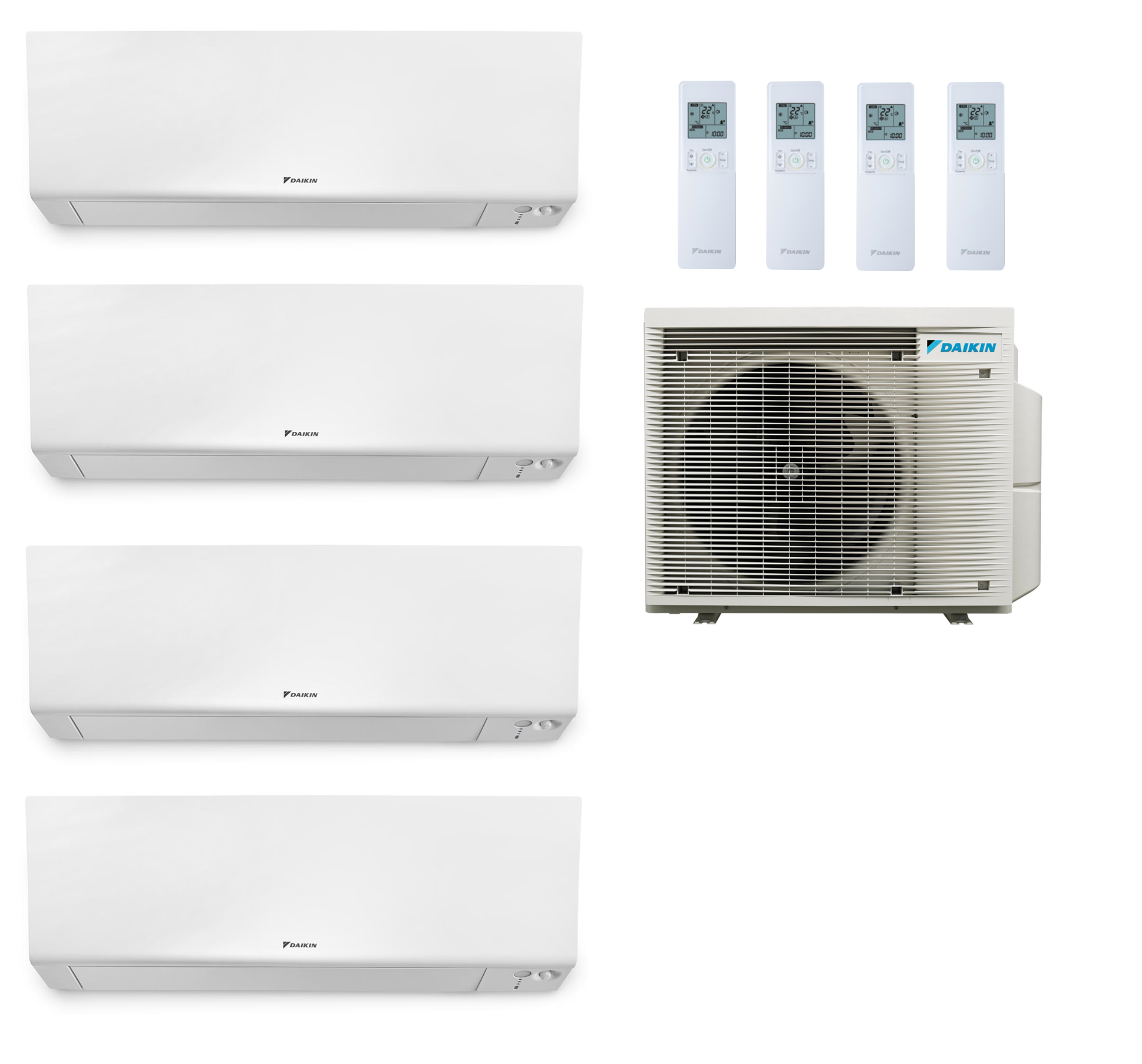 Daikin Multi Split 4x FTXM25R 7–8 kW outdoor unit – warm&cold