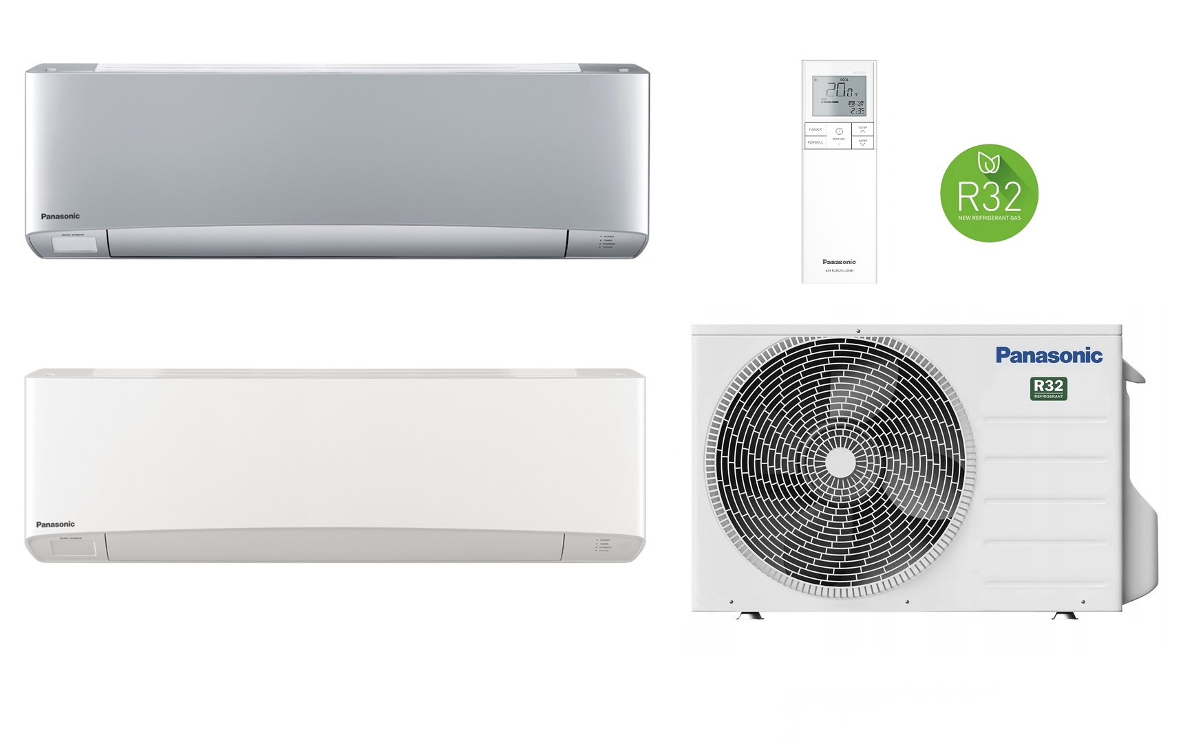 Panasonic Split Air Conditioner Etherea 5 kW (Silver or Matte White) K ...